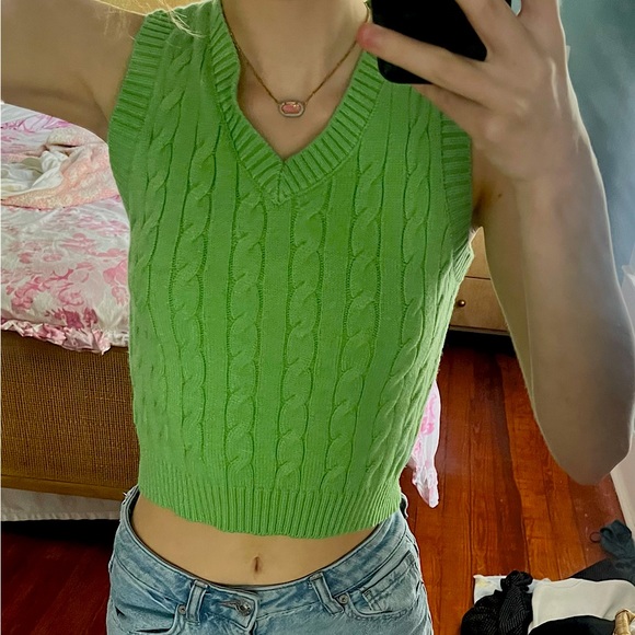 PacSun | Sweaters | Green Pacsun Sweater Vest | Poshmark
